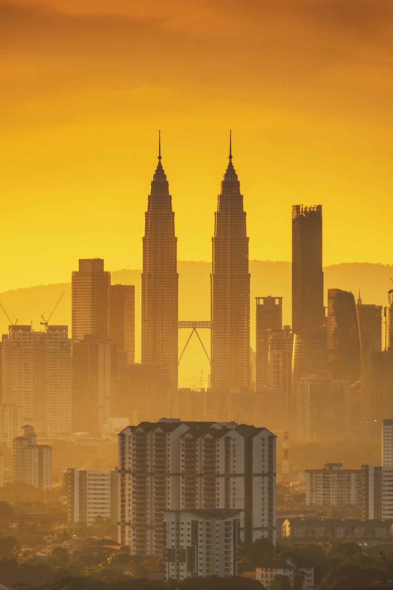 Illuminated cityscape at night | ID: 116787039